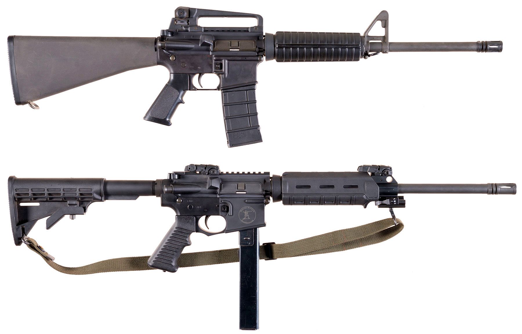 Two Semi-Automatic Carbines -A) Bushmaster XM15 E2S Carbine | Rock ...