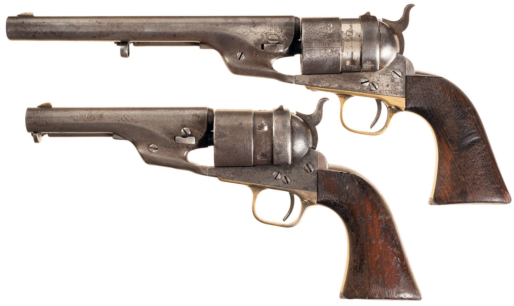 Two Colt Richards Conversion Model 1860 Army Revolvers -A) Colt | Rock ...