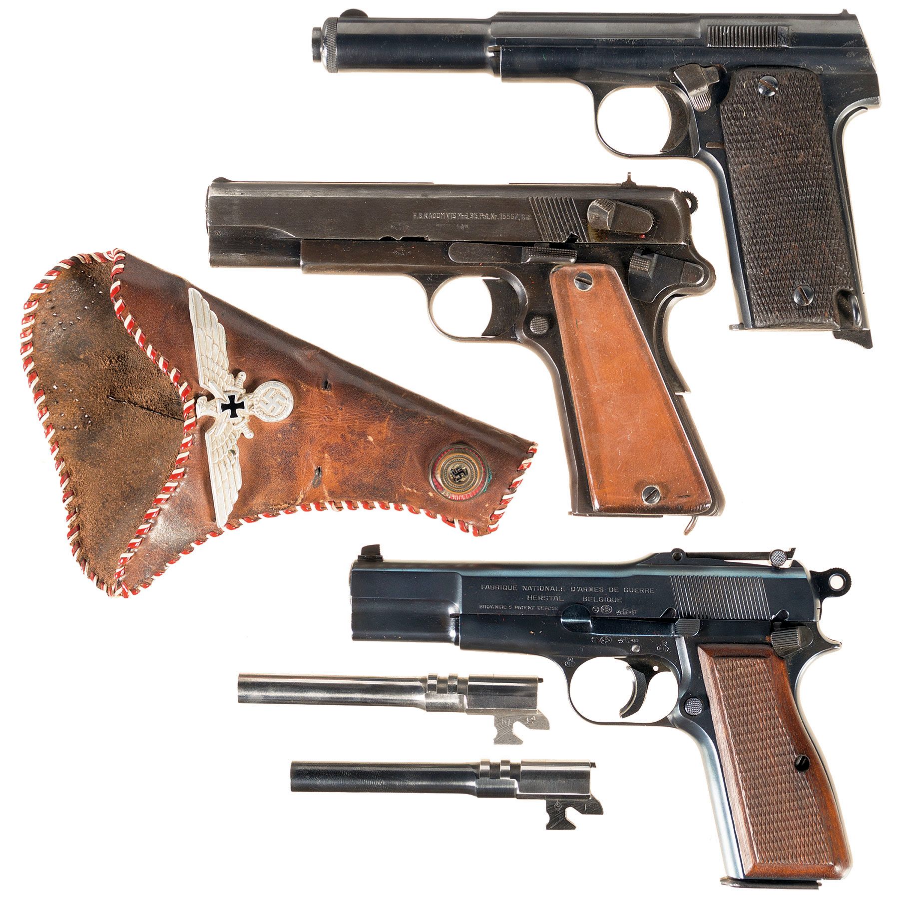 Three Semi-Automatic Pistols -A) Astra Model 1921 Pistol | Rock Island ...
