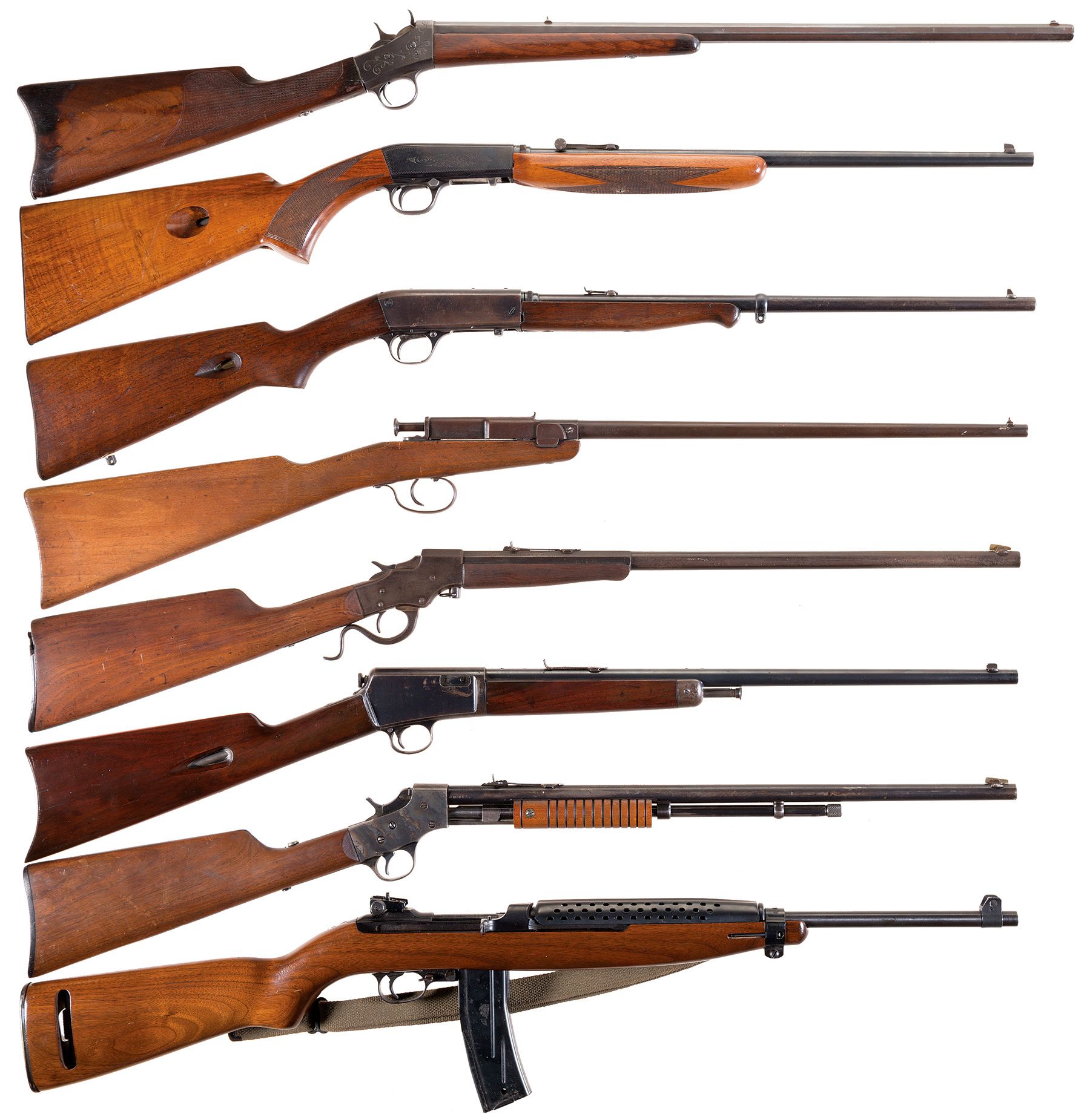 Eight Sporting Long Guns | Rock Island Auction