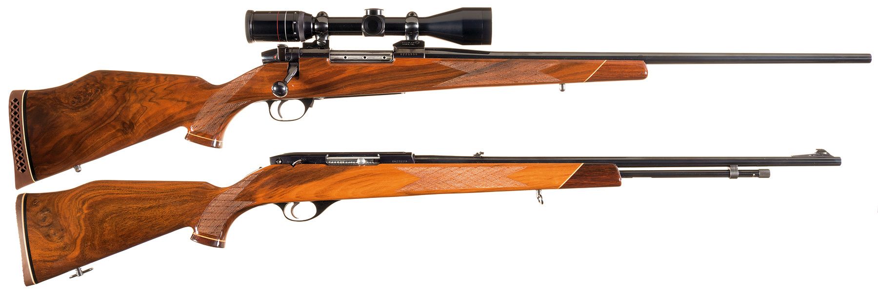 Two Weatherby Rifles | Rock Island Auction