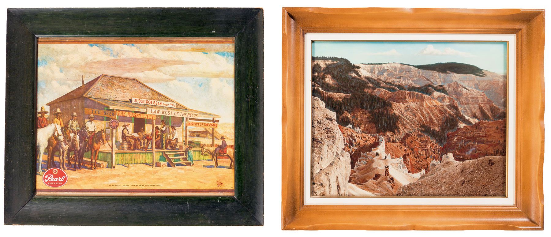 Grouping of Framed Western Themed Artwork | Rock Island Auction
