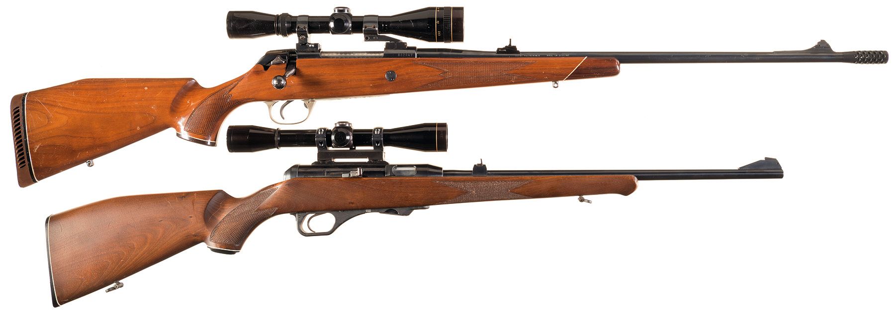 Two Scoped Sporting Rifles -A) Kleinguenther K15 Bolt Action Rif | Rock ...