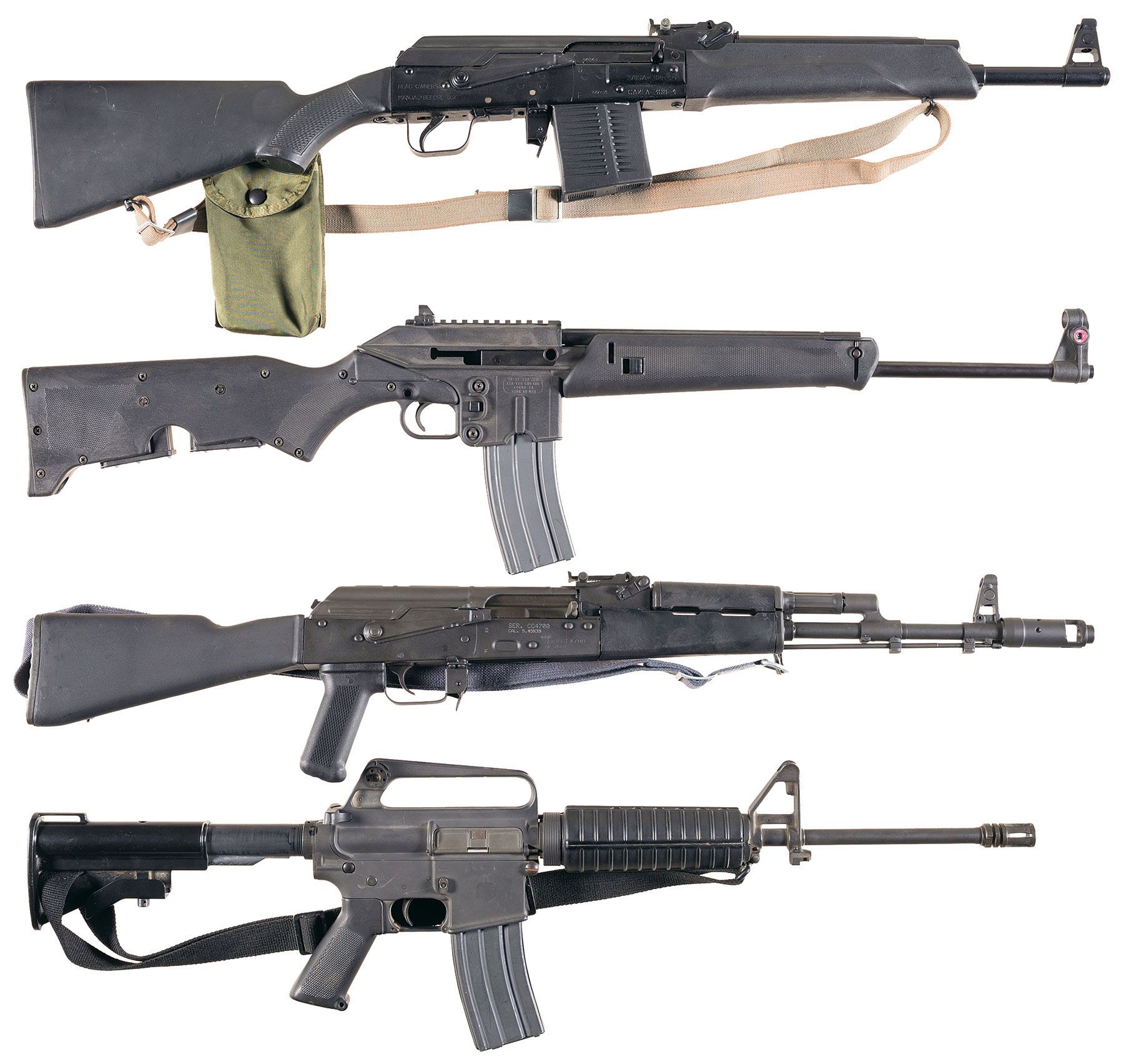 Four Semi-Automatic Longarms -A) Izmash Saiga-308-1 Rifle | Rock Island ...
