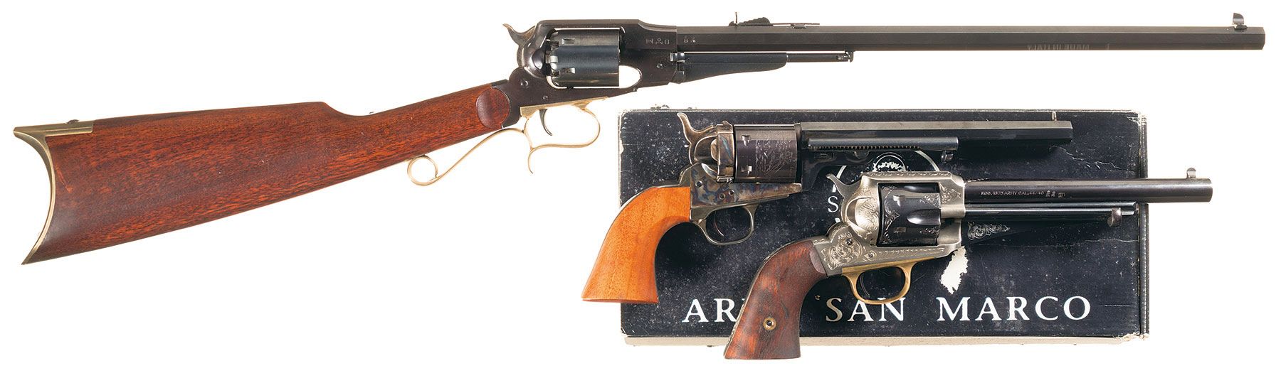 Three Reproduction Revolving Firearms | Rock Island Auction