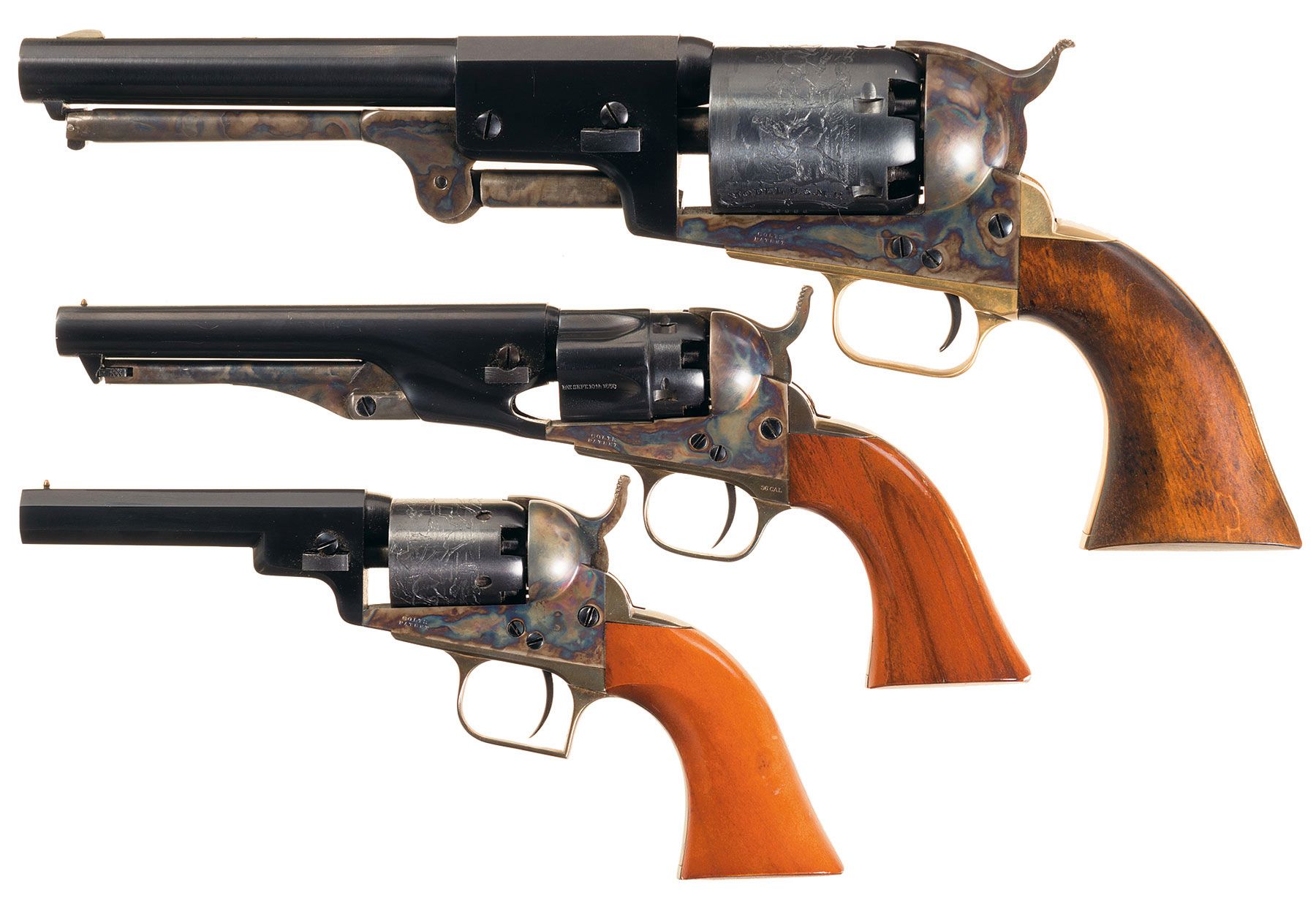 Three Reproduction Colt Percussion Revolvers | Rock Island Auction