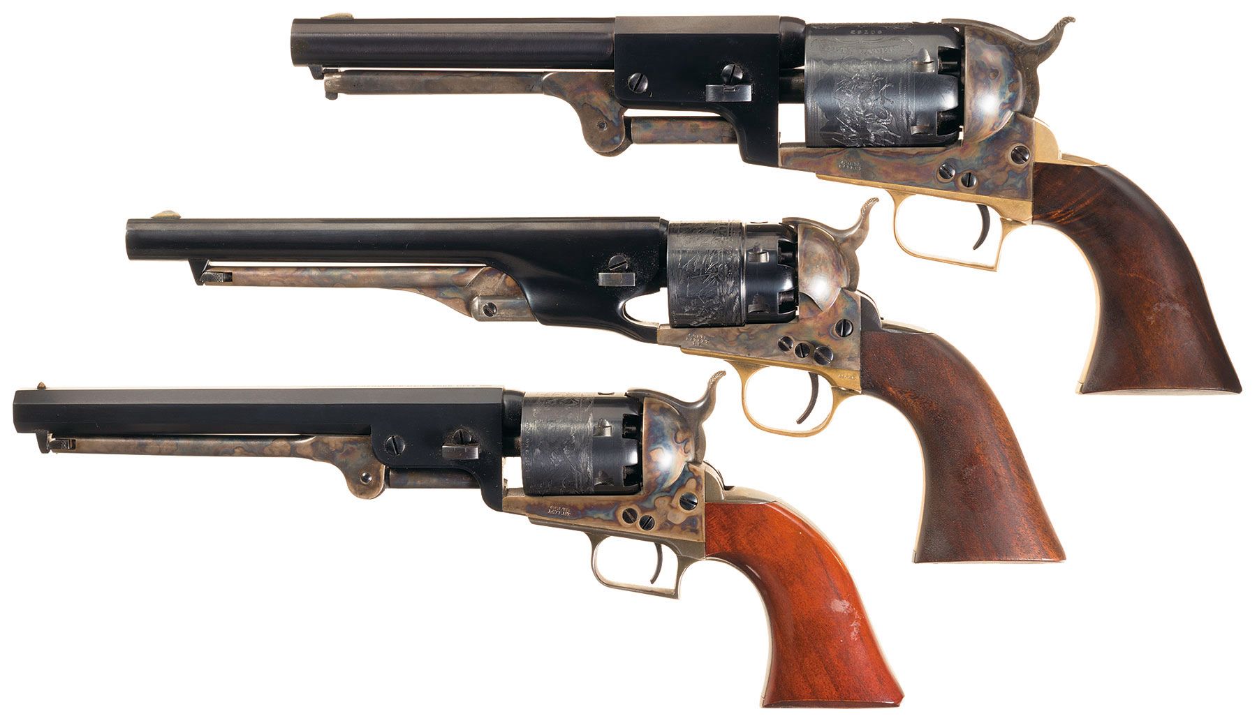 Three Reproduction Colt Percussion Revolvers | Rock Island Auction