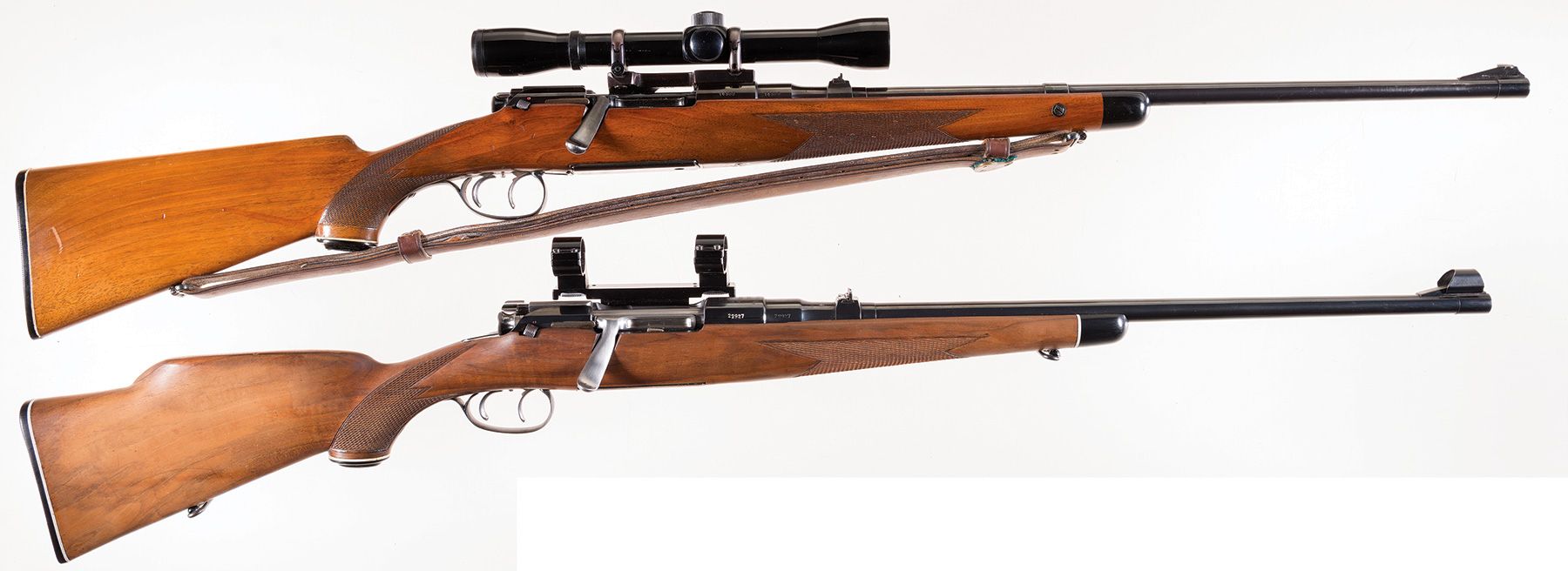 Two Steyr Bolt Action Rifles -A) Steyr Model 1952 Rifle with Sco | Rock ...