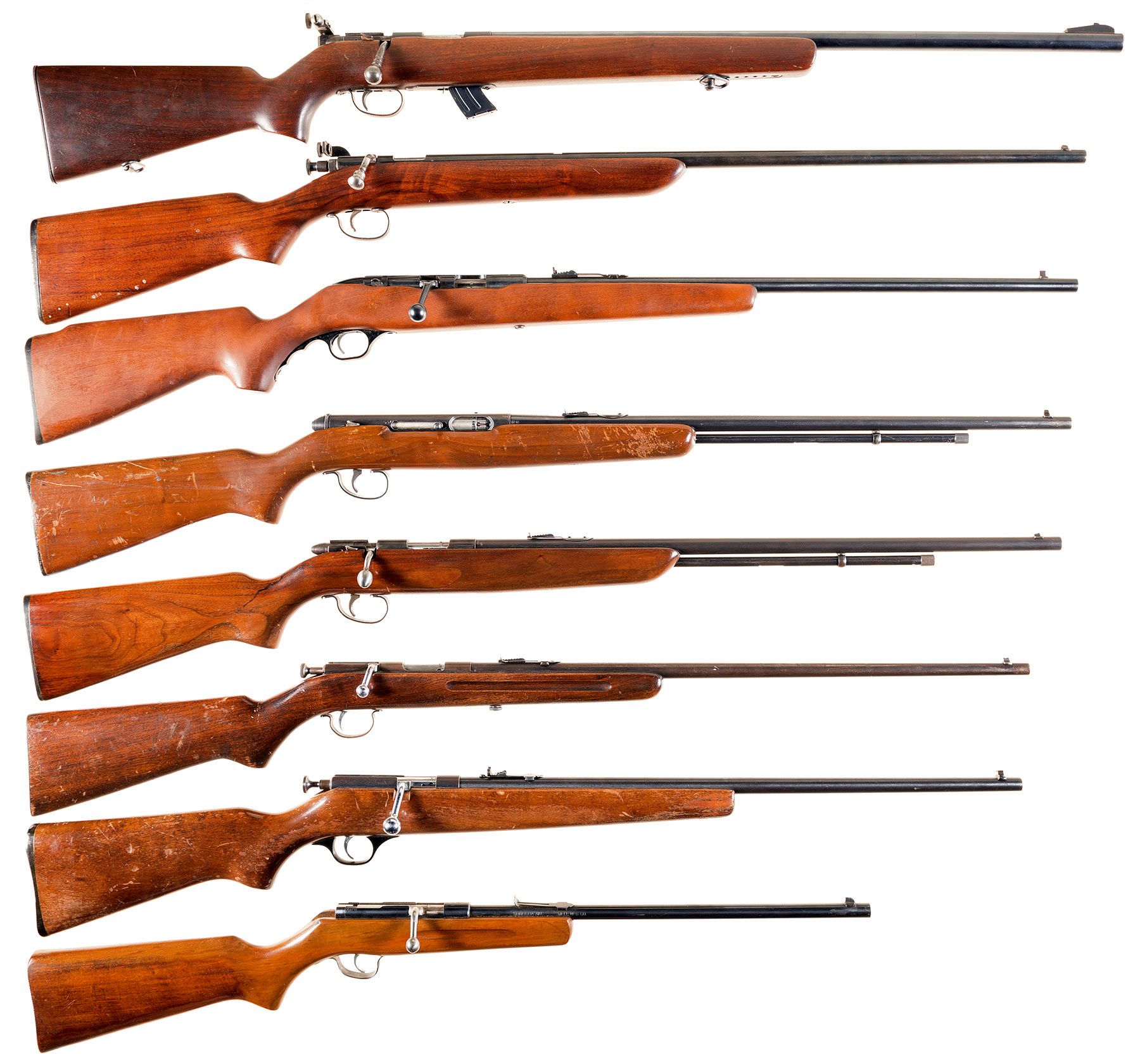 Eight Small Bore Rifles | Rock Island Auction