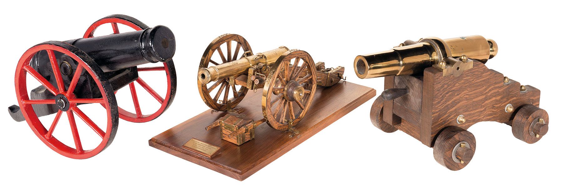 Three Small Cannons | Rock Island Auction