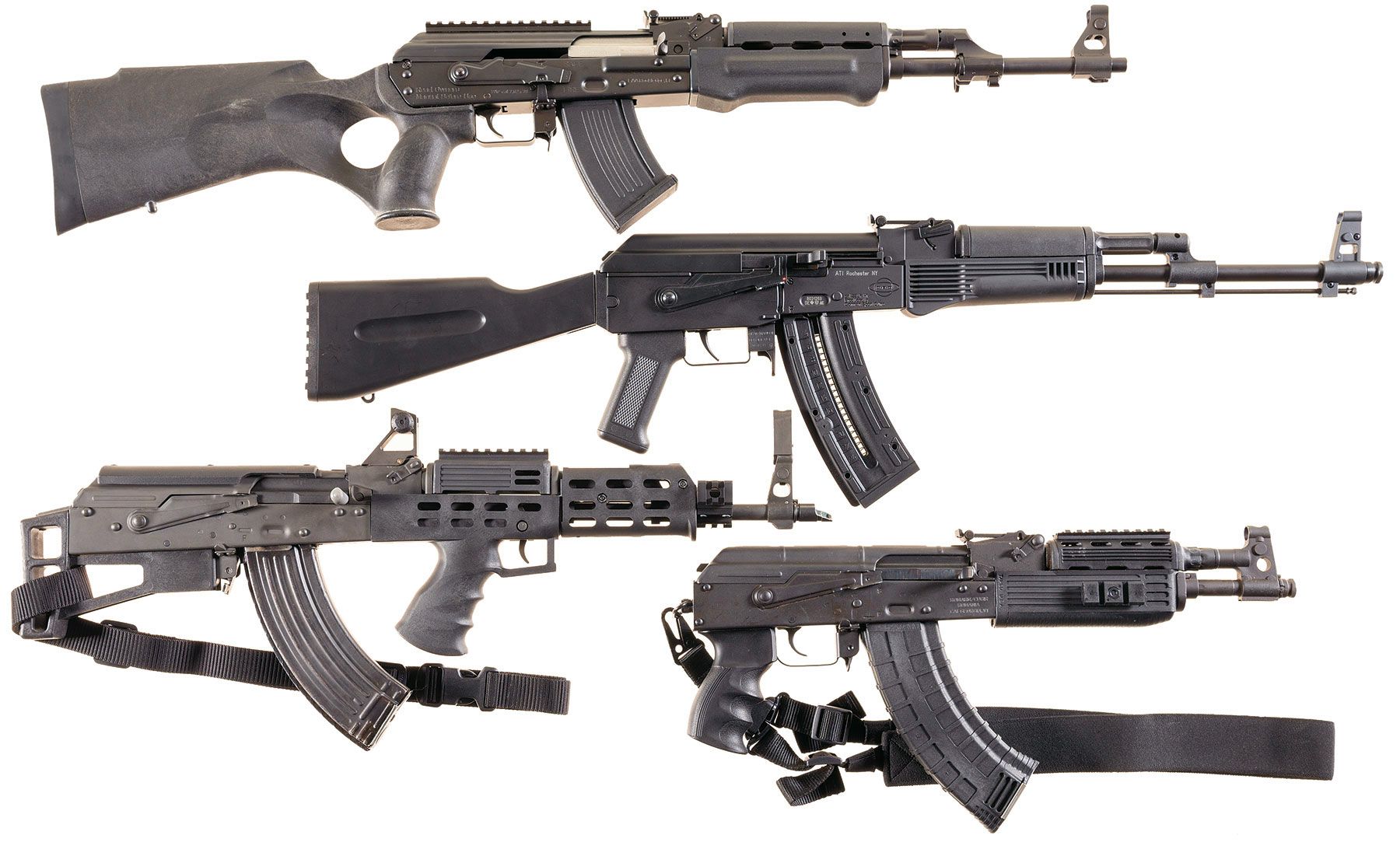 Three Semi-Automatic Rifles and One Pistol -A) Zastava M85 Carbi | Rock ...
