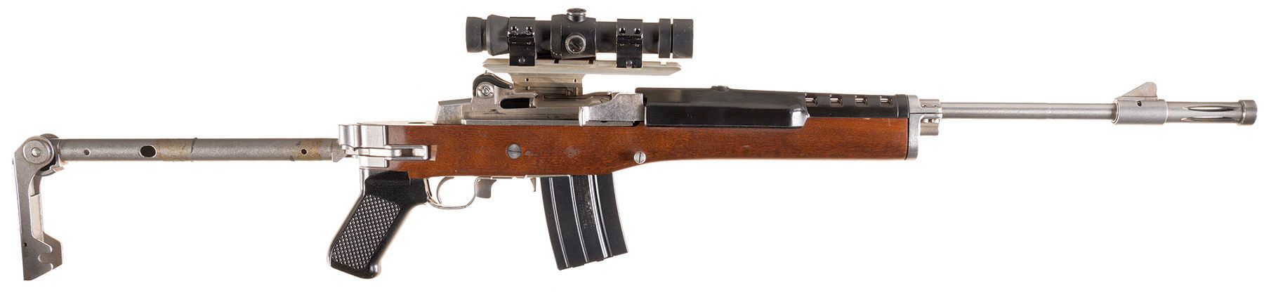 Ruger Mini-14 Semi-Automatic Rifle with Red Dot Sight | Rock Island Auction