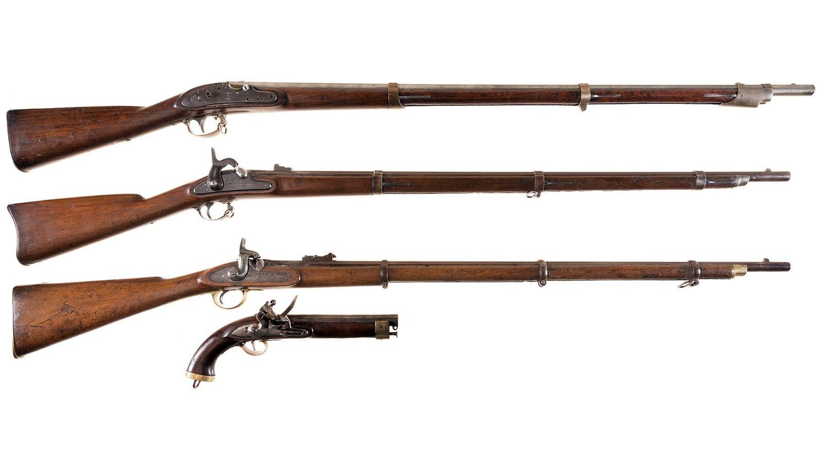 Four Muzzle Loading Military Firearms | Rock Island Auction