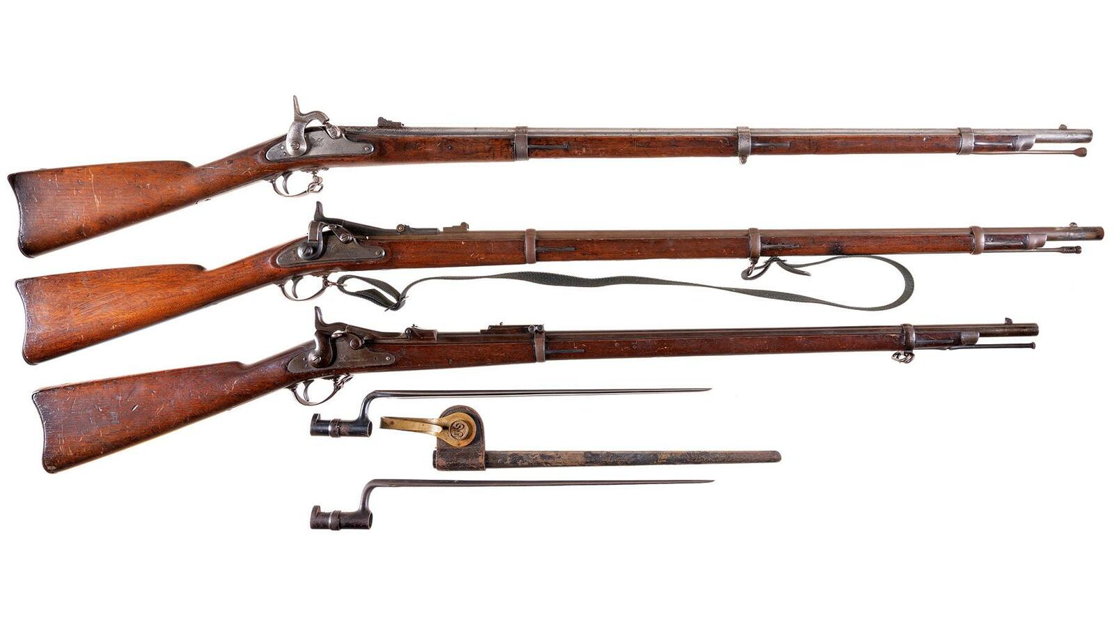 Three Antique U.S. Military Long Guns | Rock Island Auction