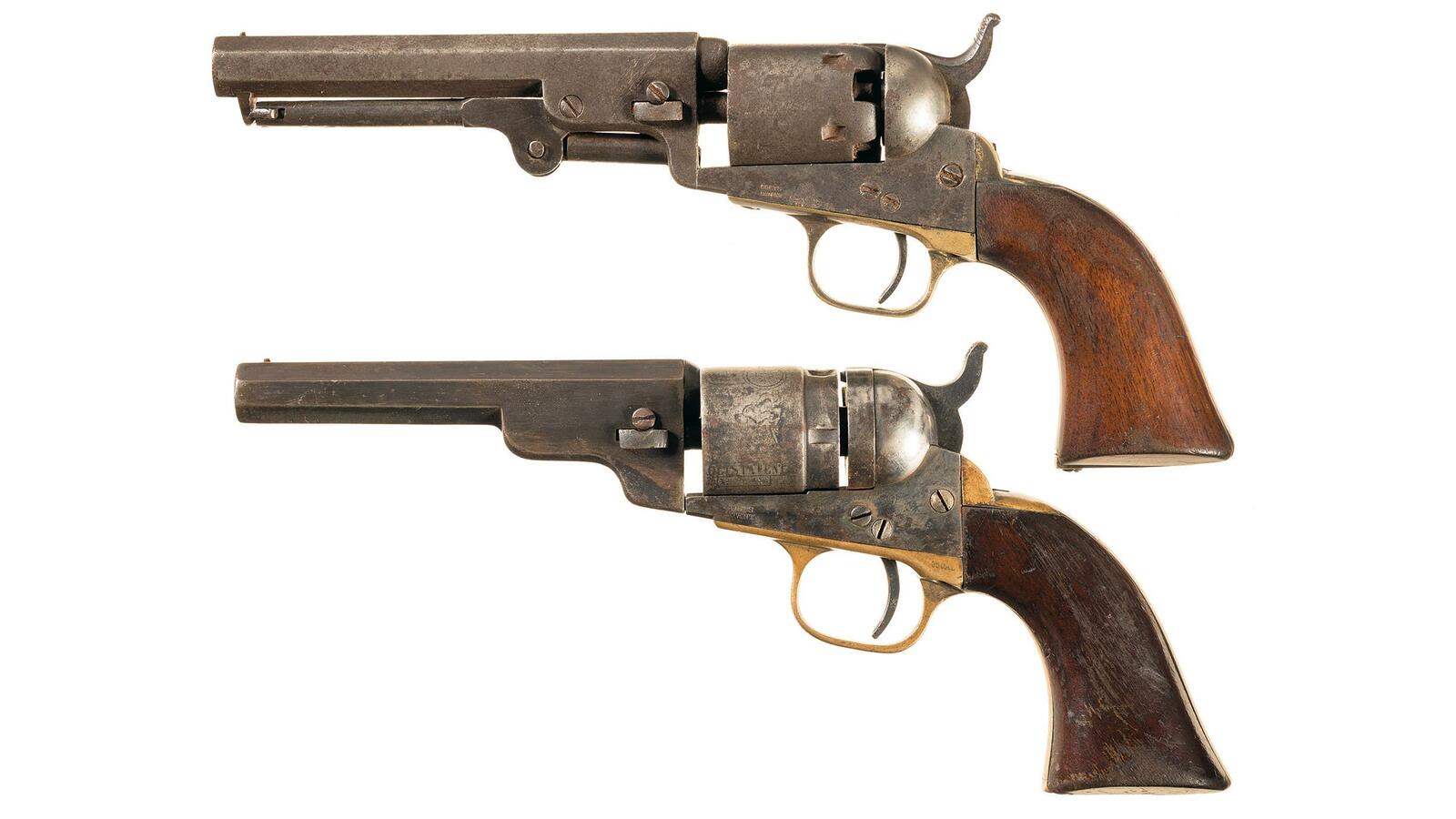 Two Antique Colt Pocket Model Revolvers | Rock Island Auction