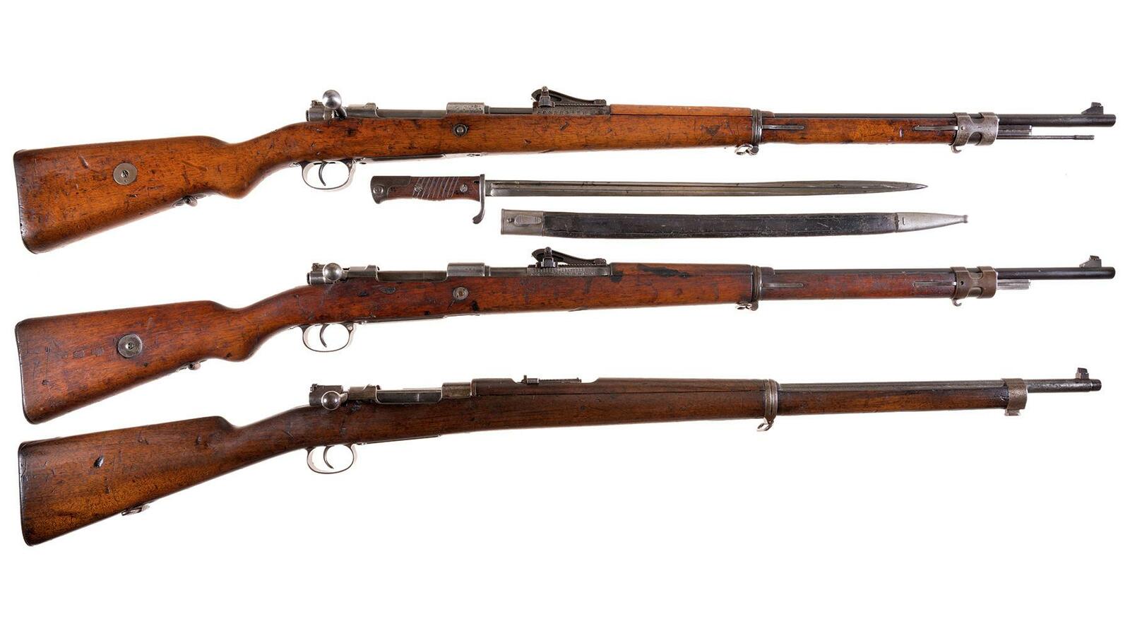 Three Mauser-Type Bolt Action Military Rifles | Rock Island Auction
