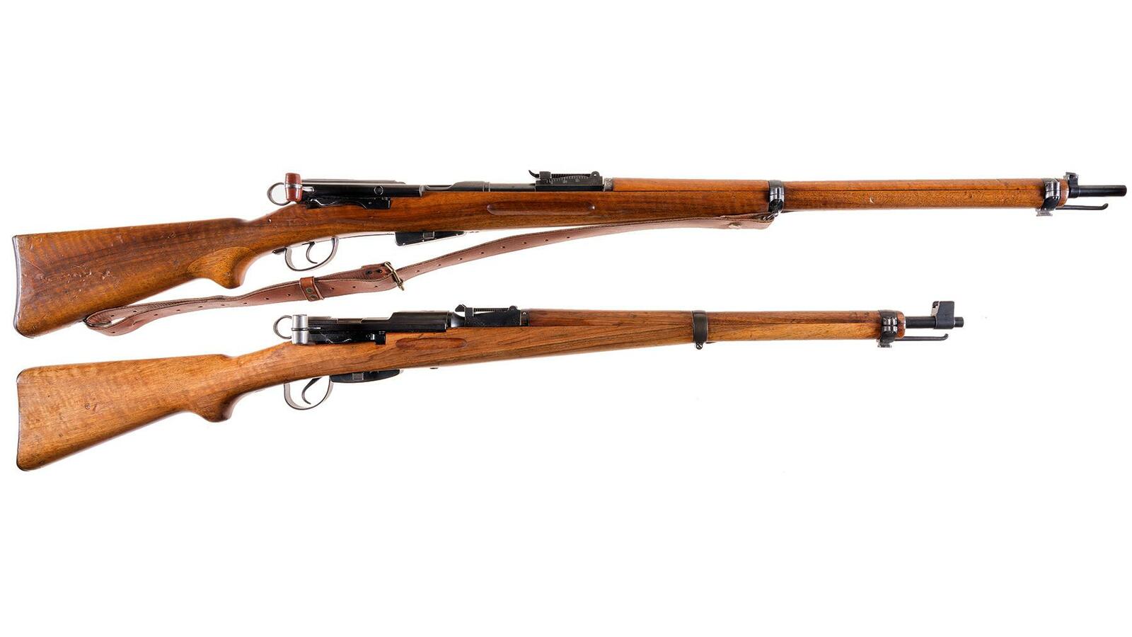 Two Swiss Straight Pull Bolt Action Military Rifles | Rock Island Auction