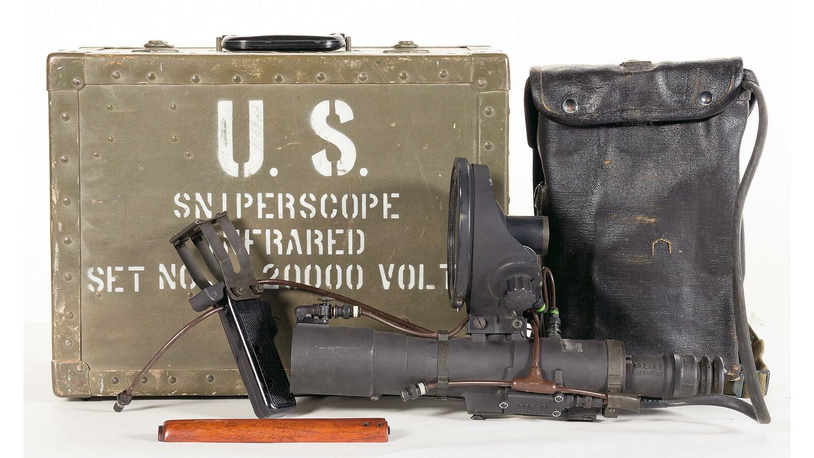 U.S. American Optical Company M3 'Sniper Scope' Infrared Scope w | Rock ...