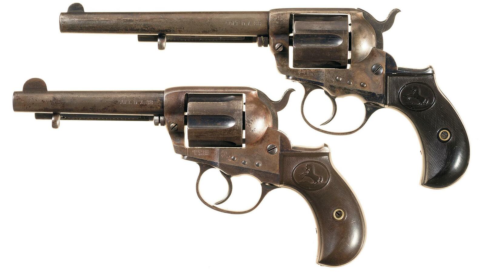 Two Colt Model 1877 DA Revolvers w/ Cases | Rock Island Auction