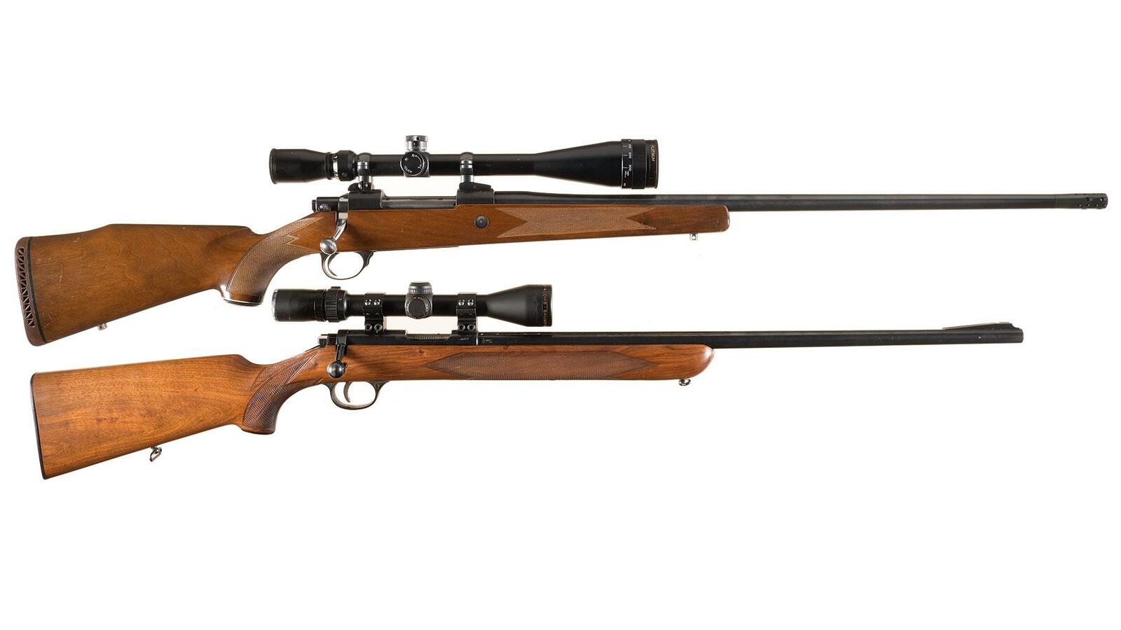 Two European Bolt Action Rifles w/ Scopes | Rock Island Auction