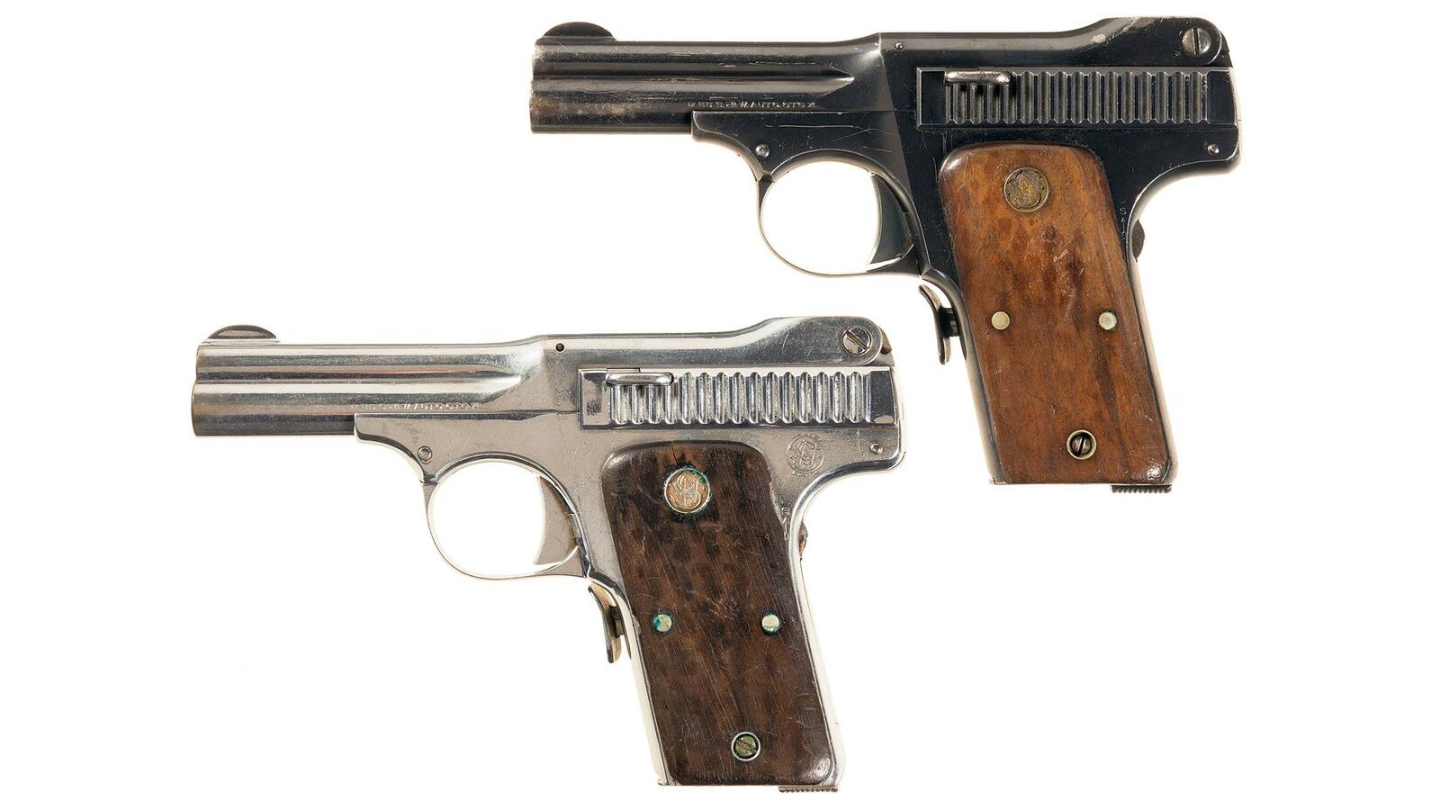 Two Smith & Wesson 35 Caliber Semi-Automatic Pistols | Rock Island Auction