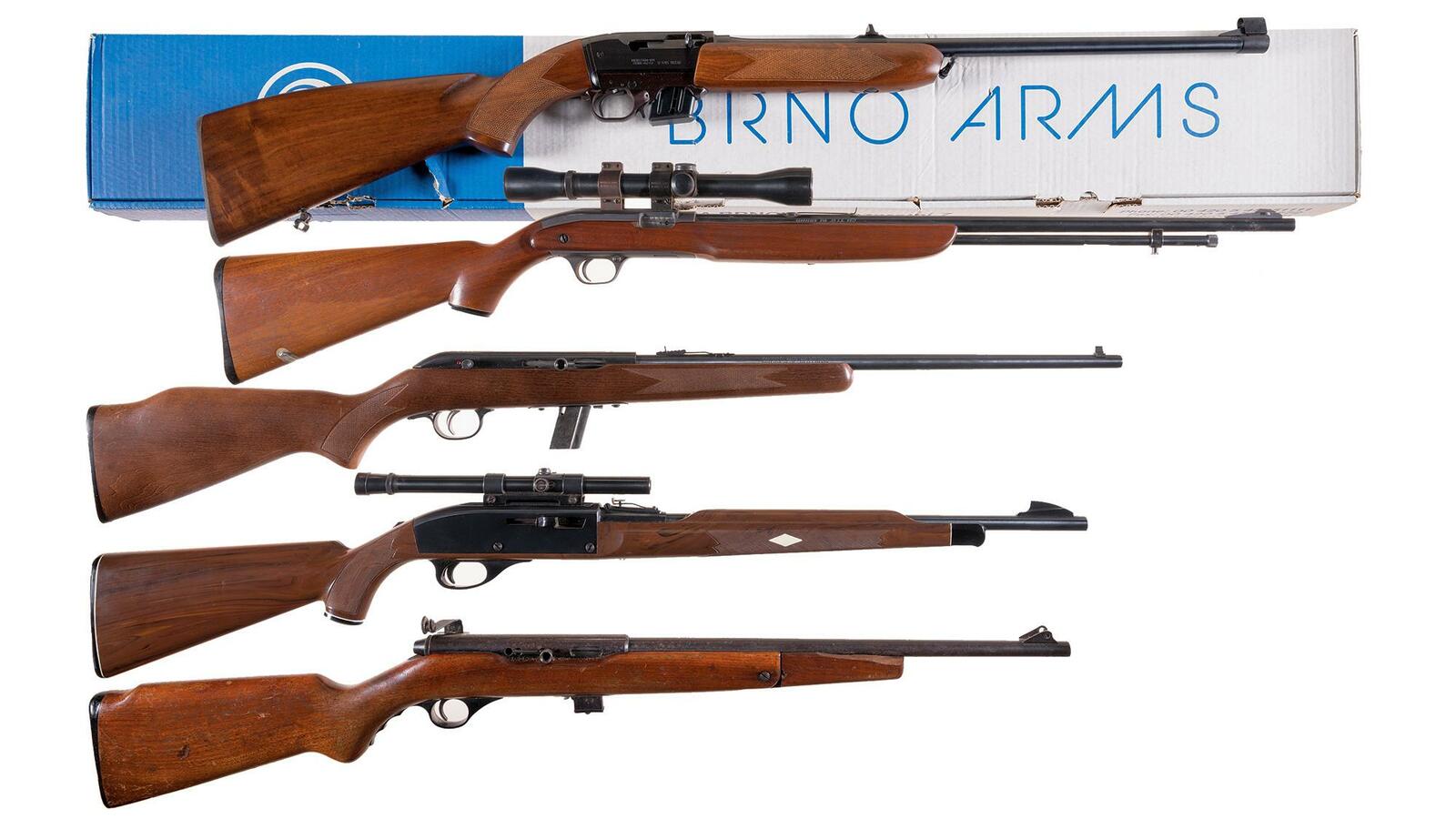 Five Semi-Automatic Sporting Rifles | Rock Island Auction