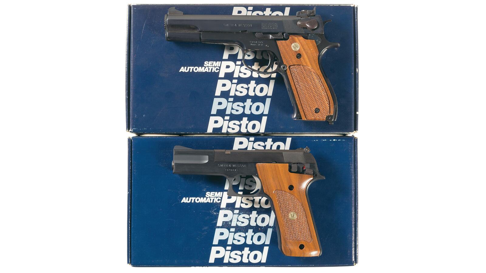 Two Smith & Wesson Semi-Automatic Pistols w/ Boxes | Rock Island Auction