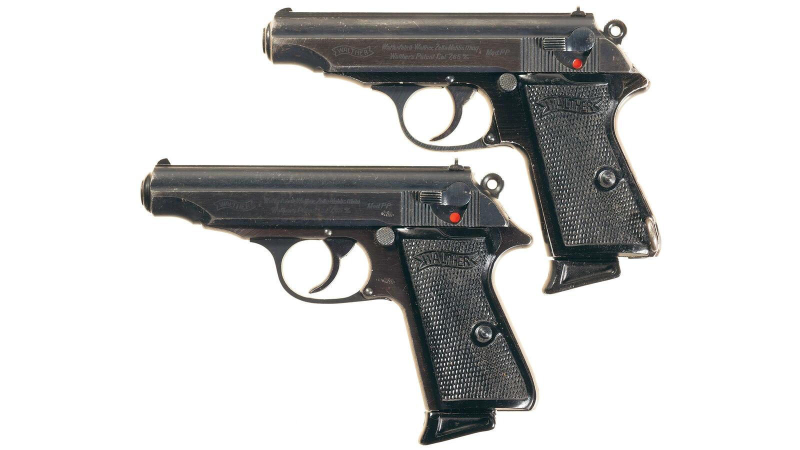 Two Nazi-Era Walther PP Semi-Automatic Pistols | Rock Island Auction