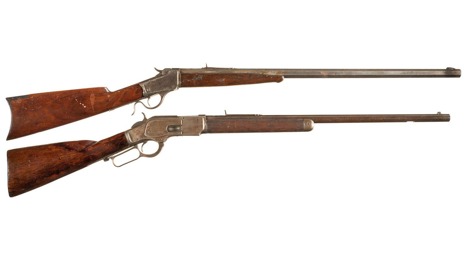 Two Antique Winchester Sporting Rifles | Rock Island Auction