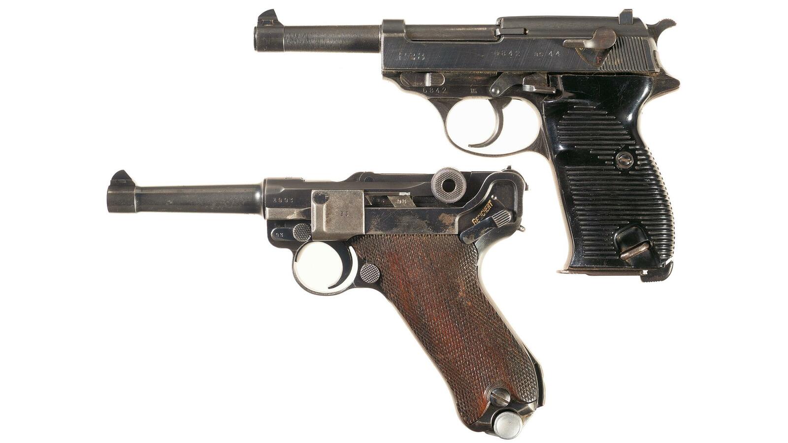 Two World War II Nazi Semi-Automatic Pistols | Rock Island Auction