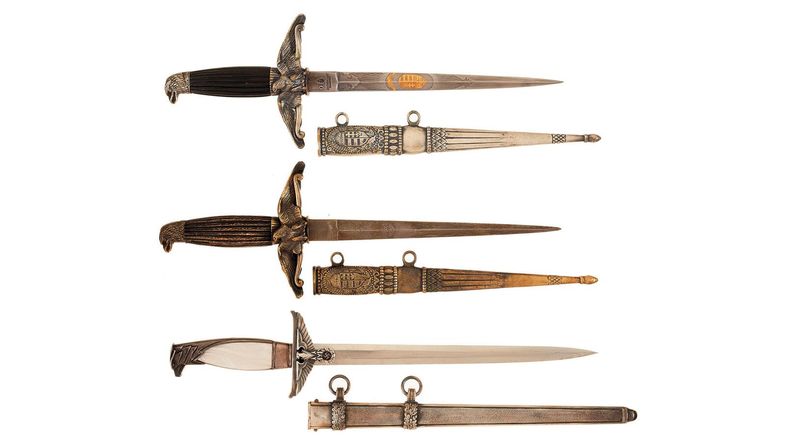 Two Hungarian Daggers and One Nazi Diplomat Dagger | Rock Island Auction