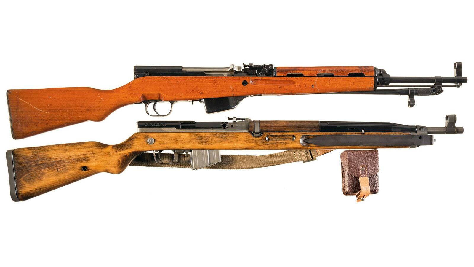 Two Semi-Automatic Military Carbines w/ Bayonets | Rock Island Auction