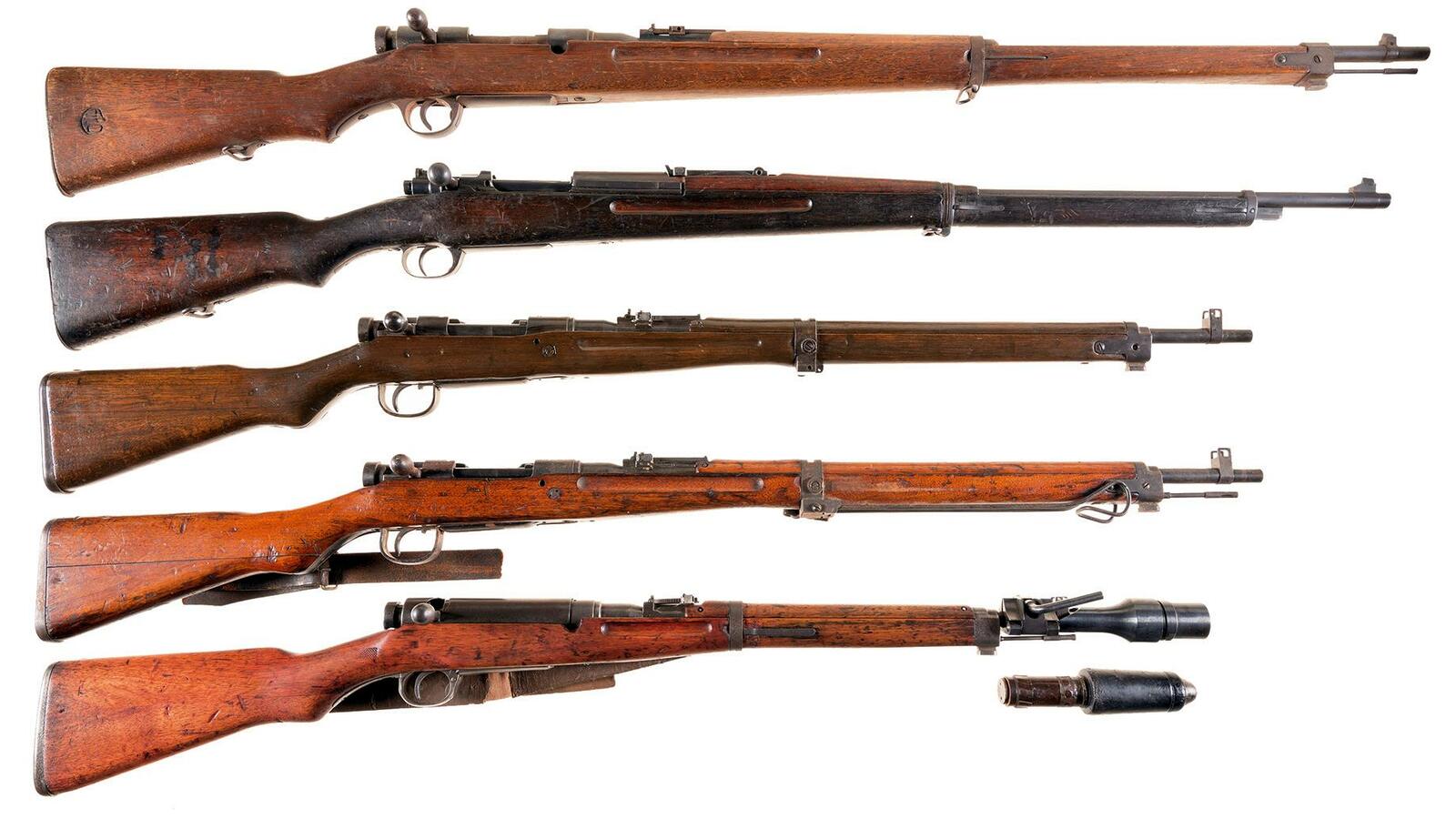 Five Japanese Bolt Action Rifles | Rock Island Auction