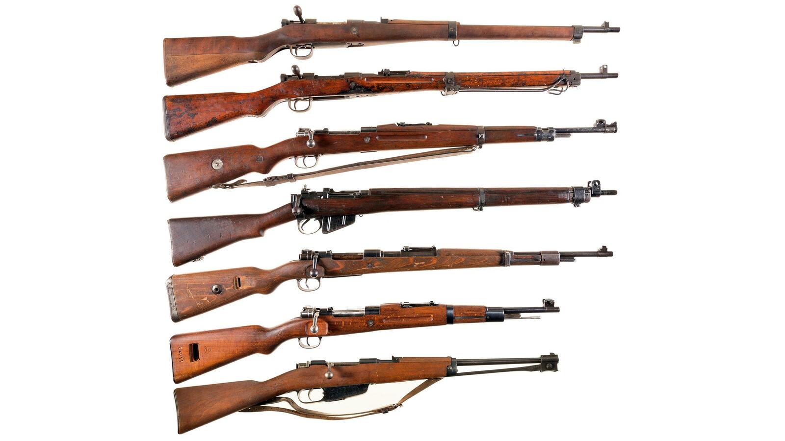 Seven Military Bolt Action Long Guns | Rock Island Auction