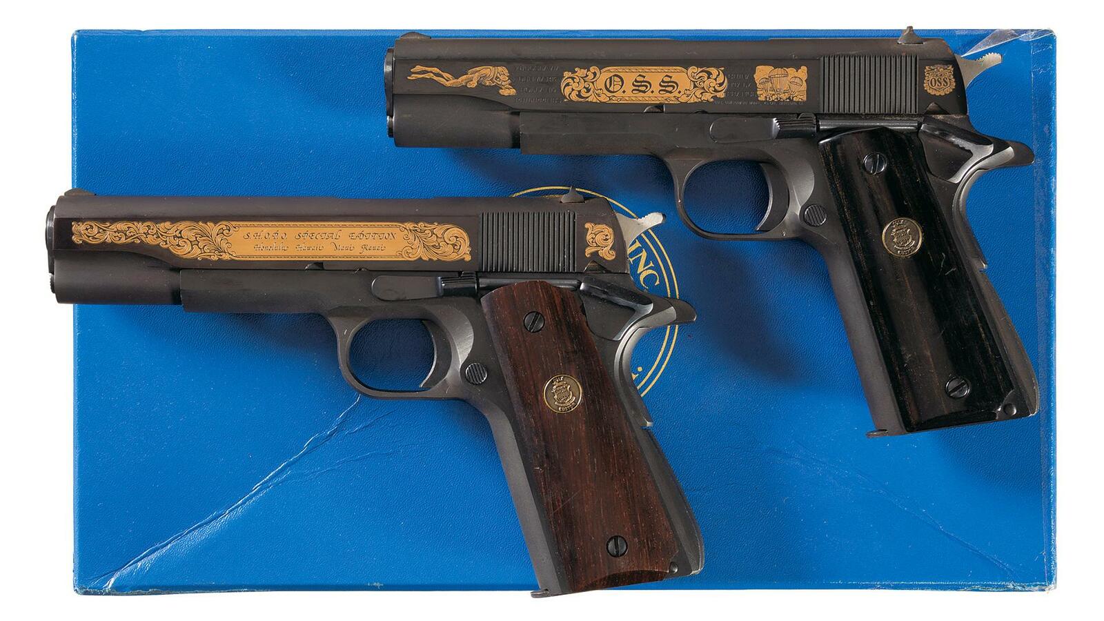 Two Colt Commemorative Semi-Automatic Pistols | Rock Island Auction