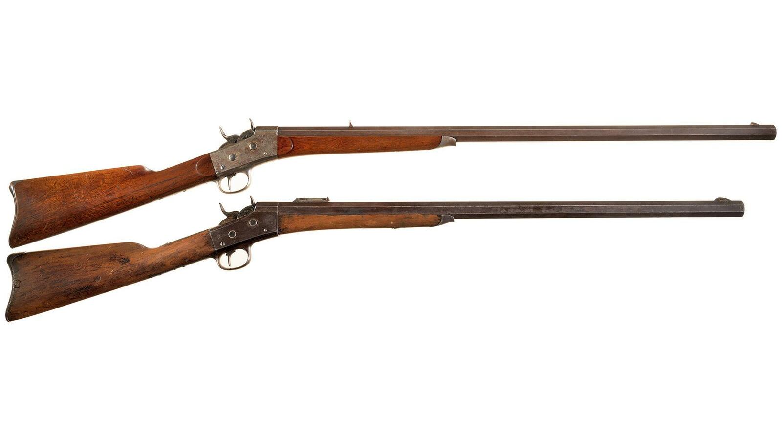 Two Remington Rolling Block Rifles | Rock Island Auction