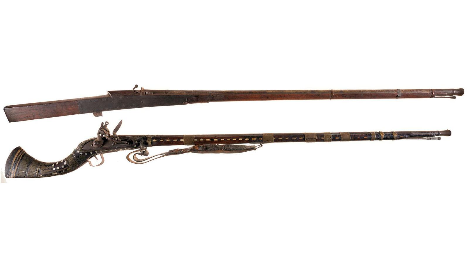 Two Antique Asian Muskets | Rock Island Auction
