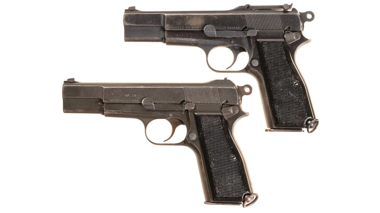 Two Inglis High Power Semi-Automatic Pistols | Rock Island Auction