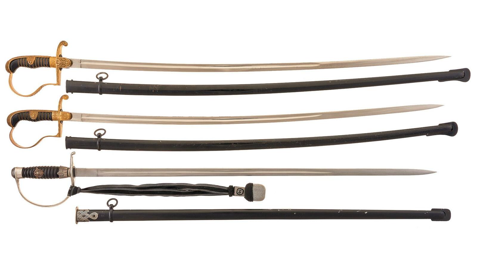 Three German Style Swords | Rock Island Auction