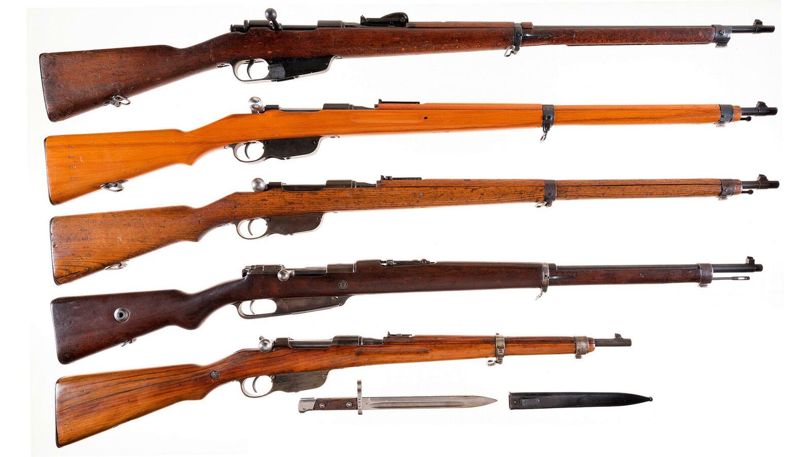 Five European Bolt Action Military Rifles | Rock Island Auction