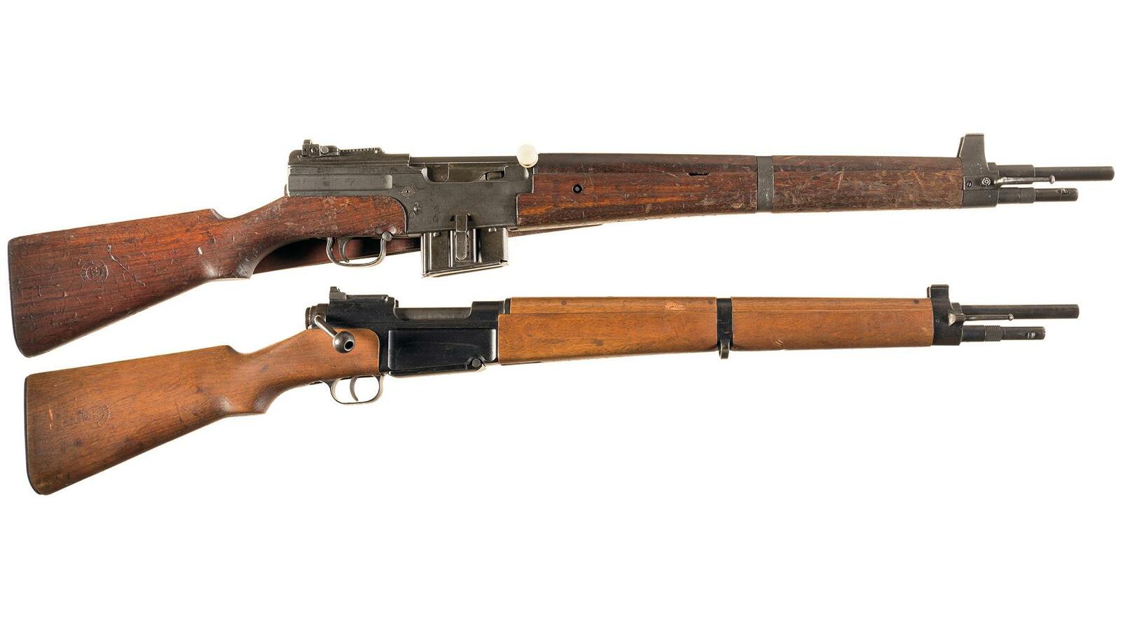 Two French Military Rifles w/ Bayonets | Rock Island Auction
