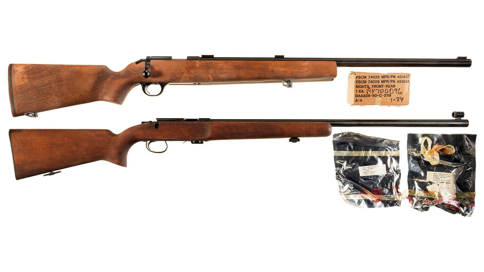 Two U.S. Military Bolt Action Target Rifles w/ CMP Boxes | Rock Island ...