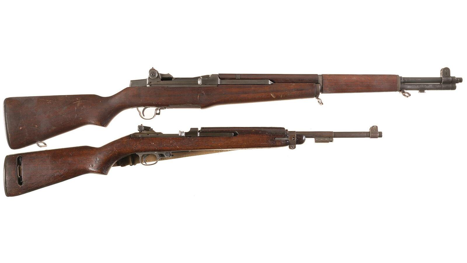 Two U.S. Military Semi-Automatic Long Guns | Rock Island Auction