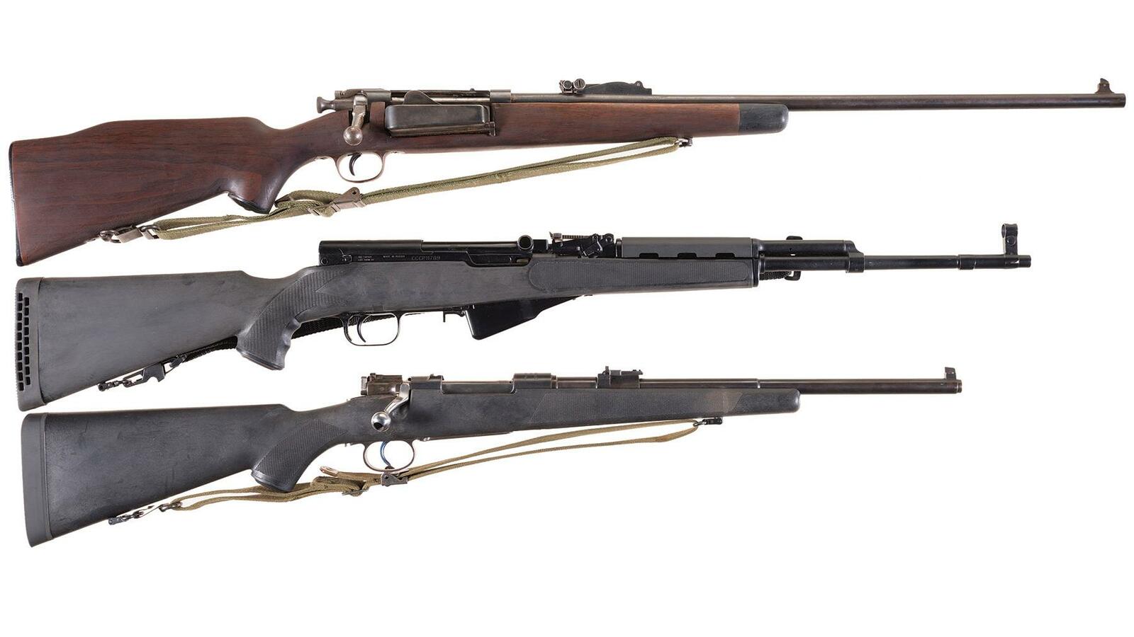 Three Rifles | Rock Island Auction