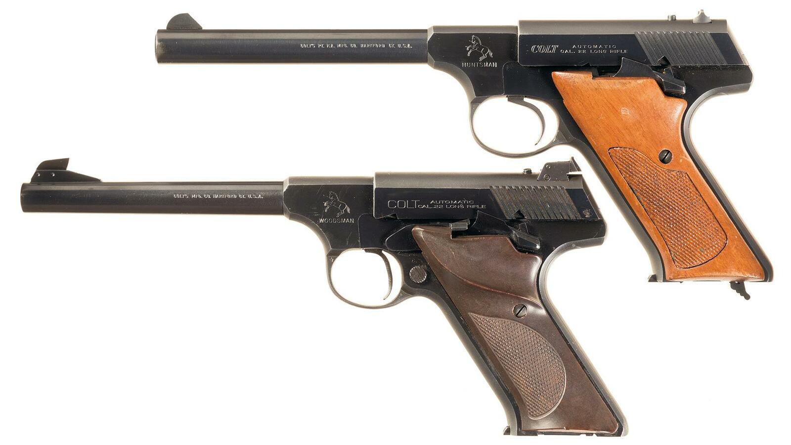 Two Colt .22 LR Semi-Automatic Pistols | Rock Island Auction