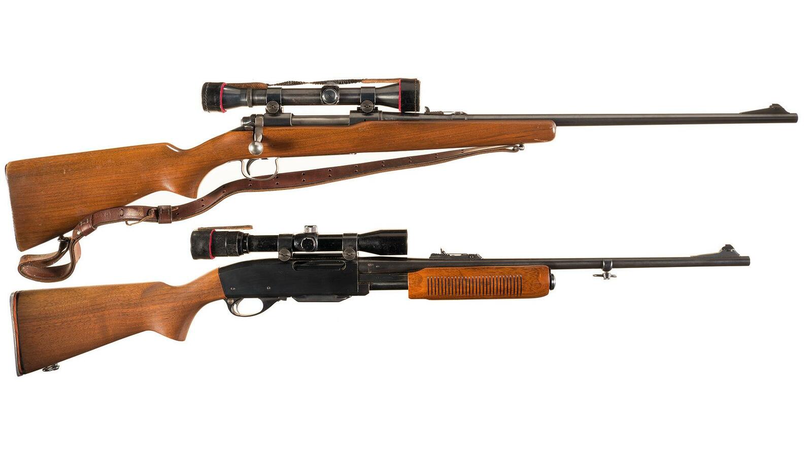 Two Scoped Remington Rifles | Rock Island Auction