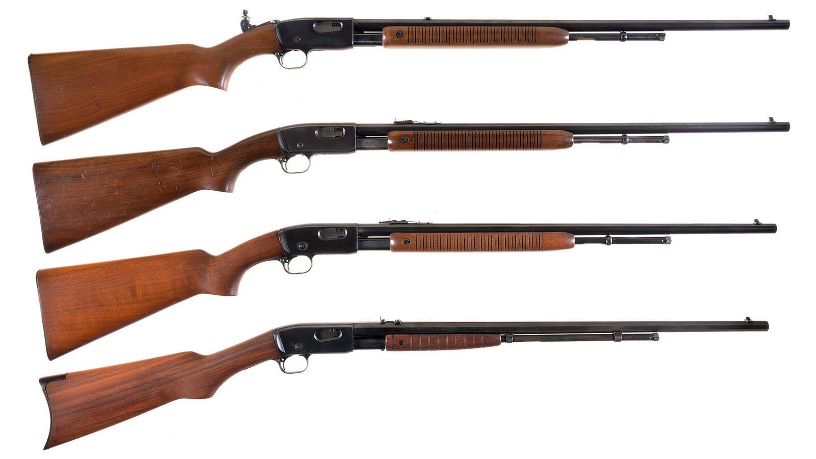 Four Remington Slide Action Rifles | Rock Island Auction