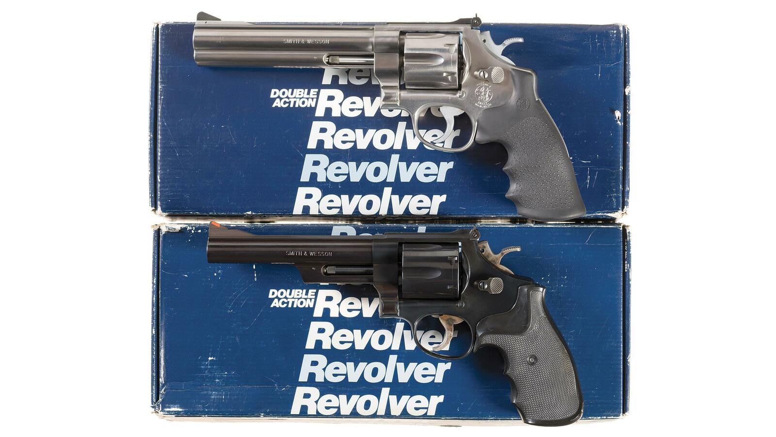 Two Boxed Smith & Wesson DA Revolvers | Rock Island Auction