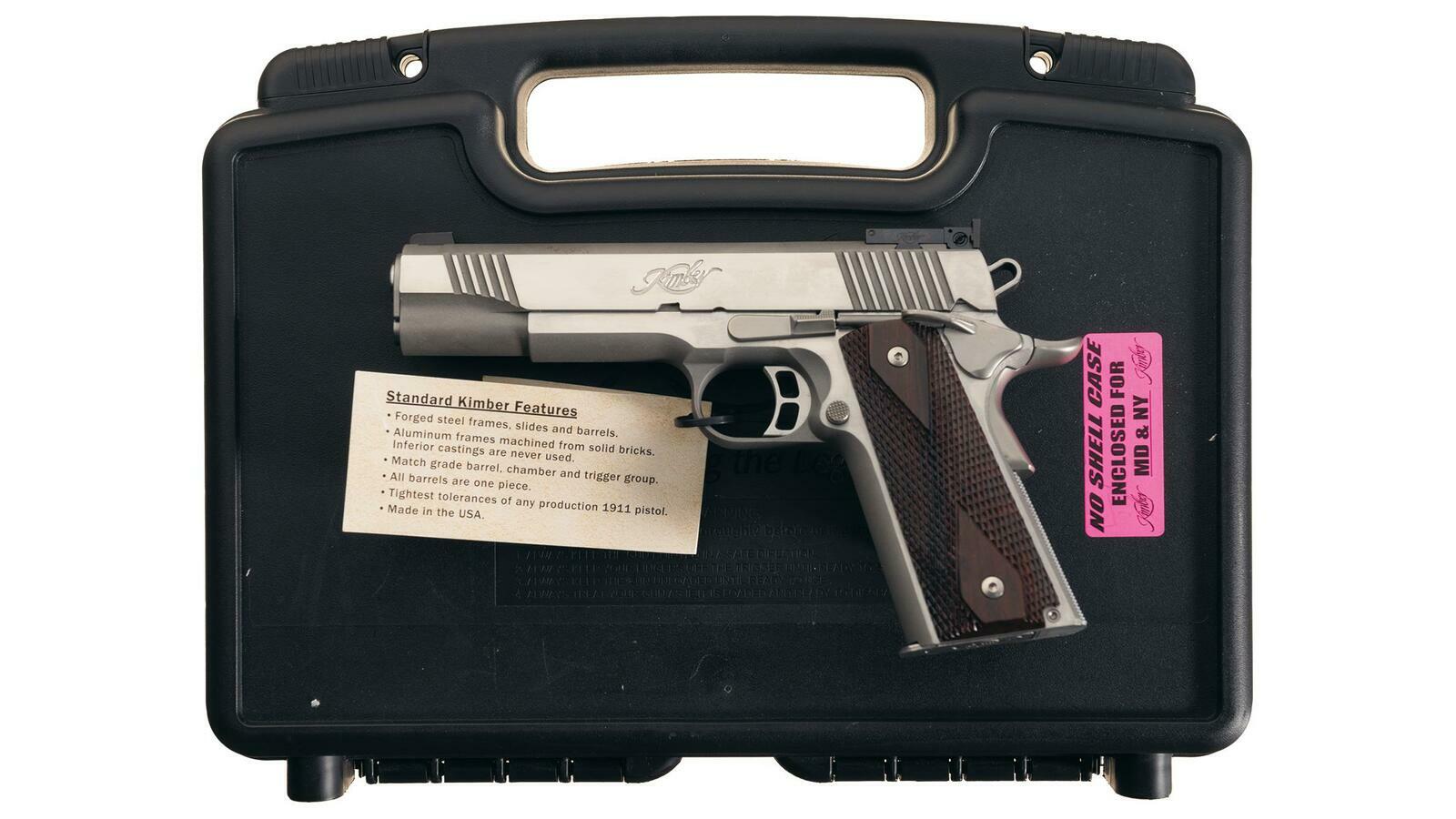 Kimber Gold Match II Stainless 1911 Pistol with Case | Rock Island Auction