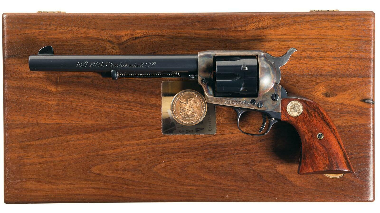 Colt NRA Centennial Single Action Army Revolver with Case | Rock Island ...